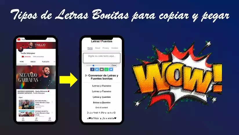 Letras y Tipografías bonitas para Copiar y pegar | Conversor de Letras
